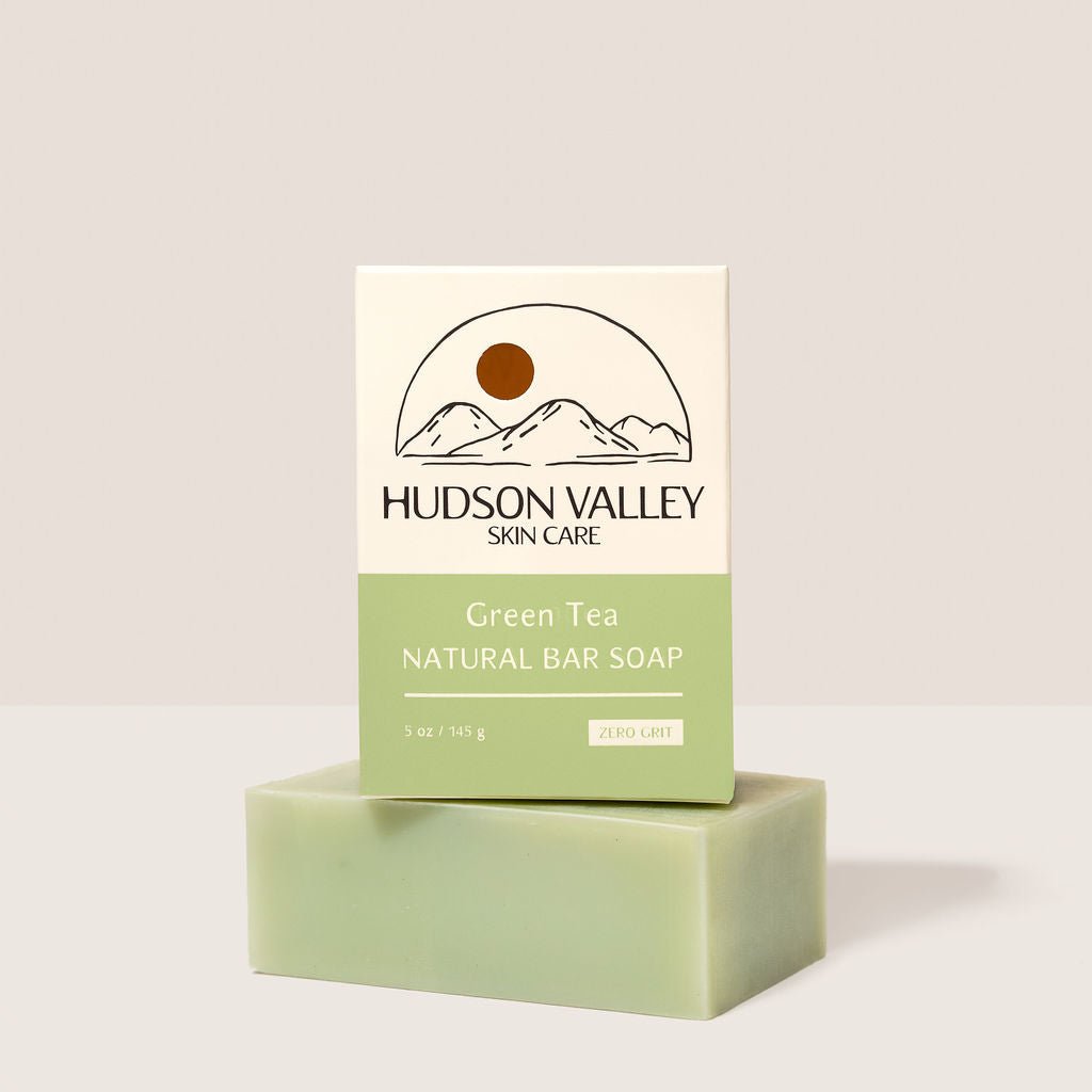 Green Tea Natural Bar Soap | Hudson Valley Skin Care